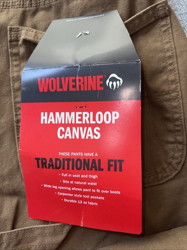Wolverine Hammer Loop Canvas Work Pants | eBay