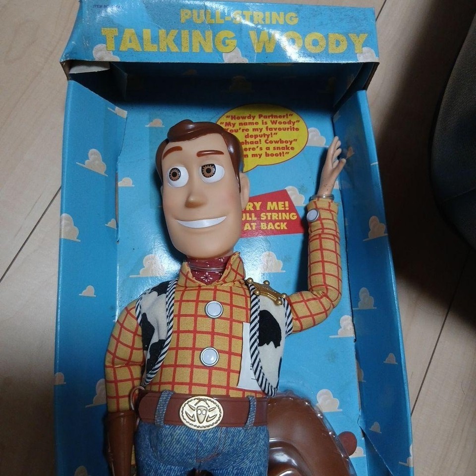 Disney Pixar Toy Story Talking Woody Pull-String Doll Figure | eBay