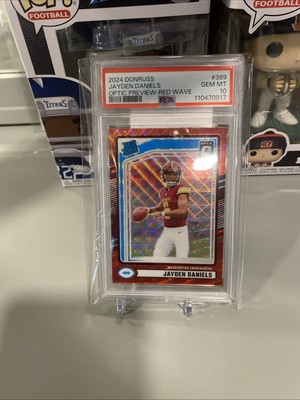 Jayden Daniels Optic Preview Red Wave 2024 Donruss Mint 10 (psa) | eBay
