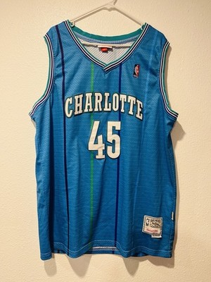 Charlotte Hornets NBA Jersey - Eric Leckner - #45 - XXL | eBay