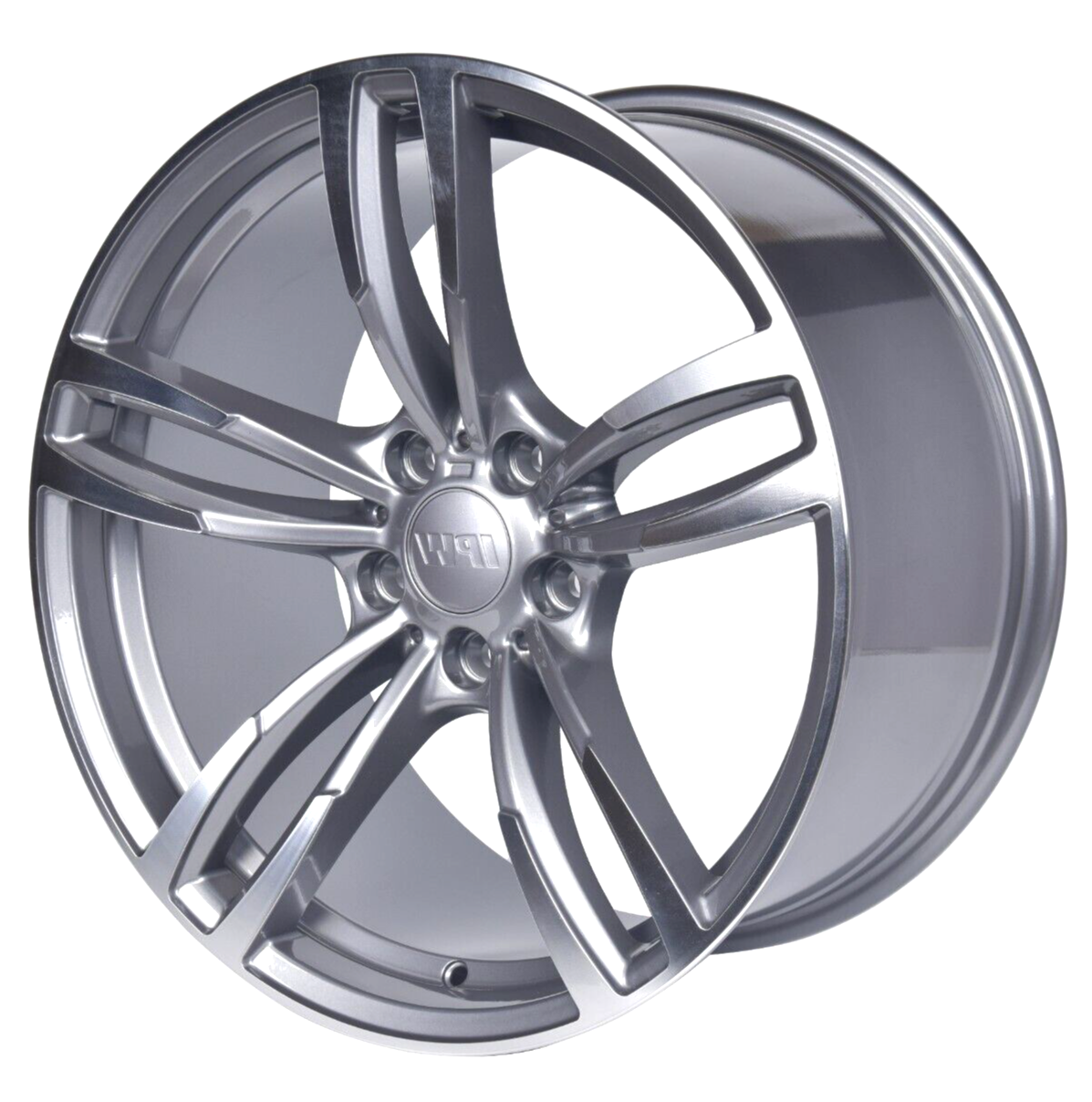 (4) 19" Staggered Wheels Rims Set Gunmetal Face Fit BMW F30 E90 E92 E46 ...