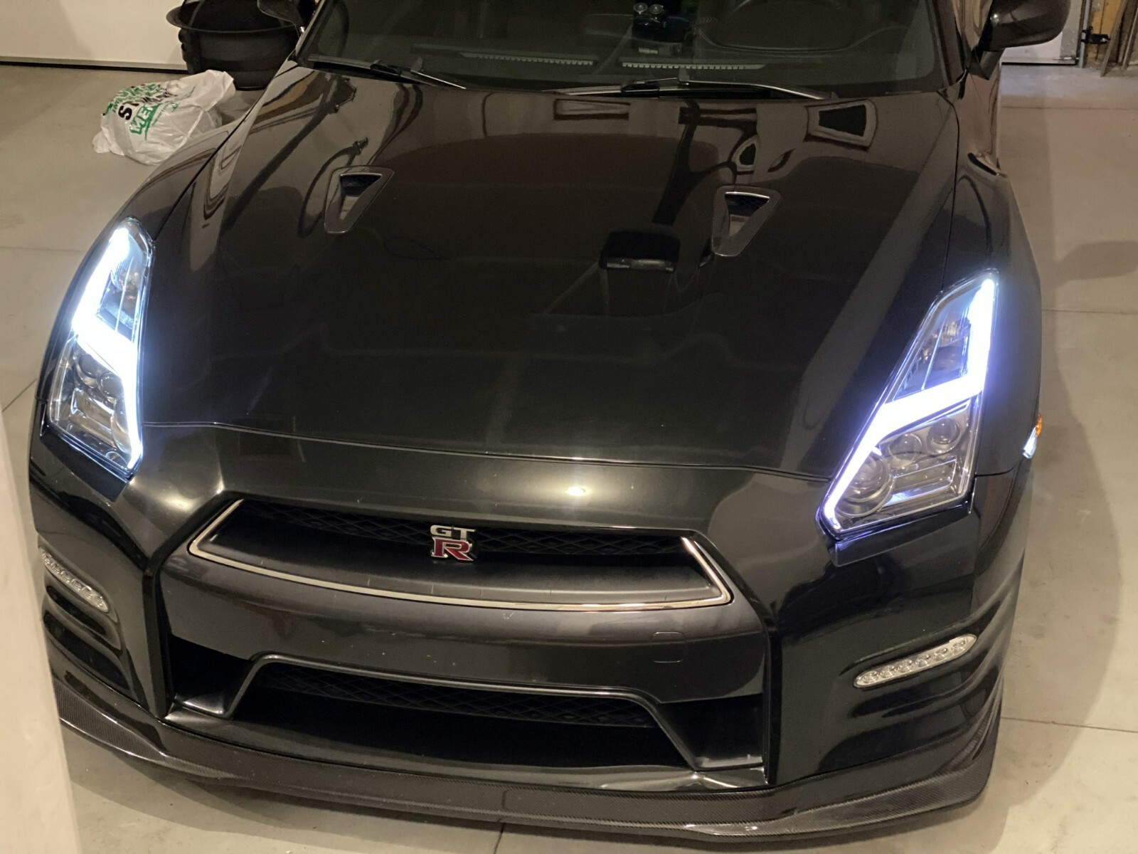 Fits 09-18 Nissan R35 GTR GT-R Coupe USDM & LHD Full LED Headlights ...