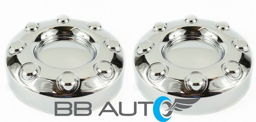 2005-2018 FORD F350 F-350 DUALLY FRONT 2WD CHROME WHEEL CENTER HUB CAPS ...