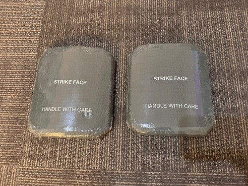 Pair Of STRIKE FACE BODY ARMOR SIDE PLATE LEVEL III CERAMIC CIF Turn In ...