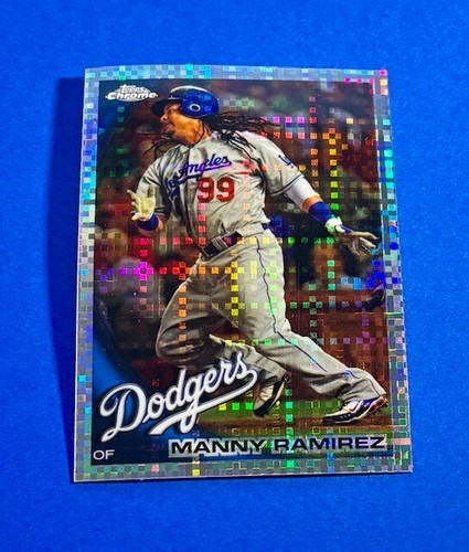 2010 Topps Chrome X-Fractors #20 Manny Ramirez - Rare Parallel of ATG ...