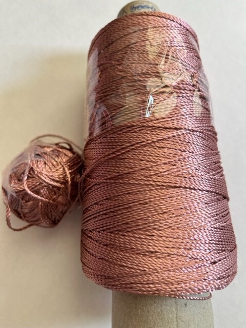 Unbranded 10 oz cone - individual cones of pink rayon chainette | eBay