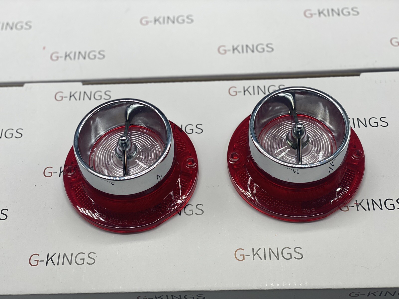 1963 Chevrolet Impala Rear Back Up Light Lens with Trim Set | eBay