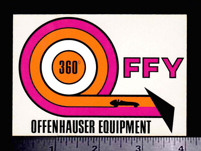 OFFY Offenhauser Equipment 360 - Original Vintage 60's 70's Racing ...