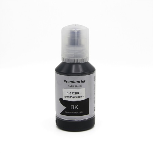 2 x refill BK pigment ink T532 for Epson eco tank ET-M1100 ET-M1120 ET ...
