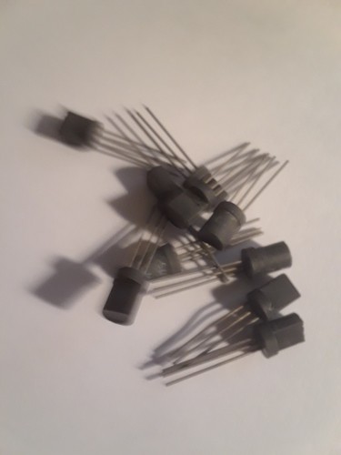 10 PCS, 2N3975, TRANSISTOR, NPN, TO-98, 30 V, .4 A, .36 W, HFE 35, FT ...