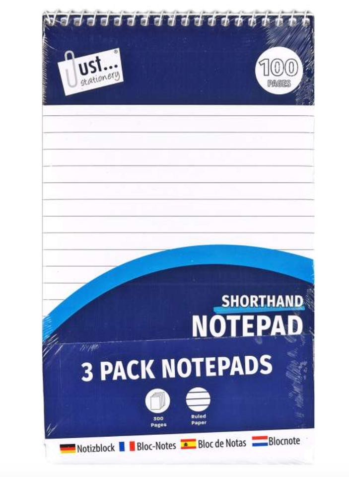 Spiral Ruled Notebook Notepad Shorthand Multi-coloured Neon Home Office ...