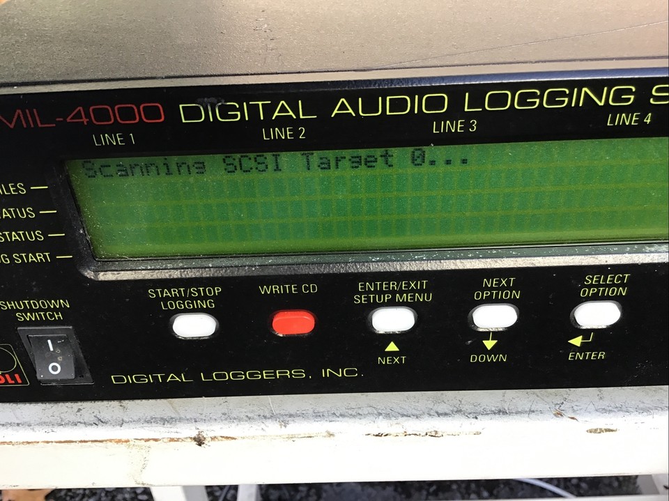 Digital Loggers MIL-4000 Digital Audio Logging System | eBay