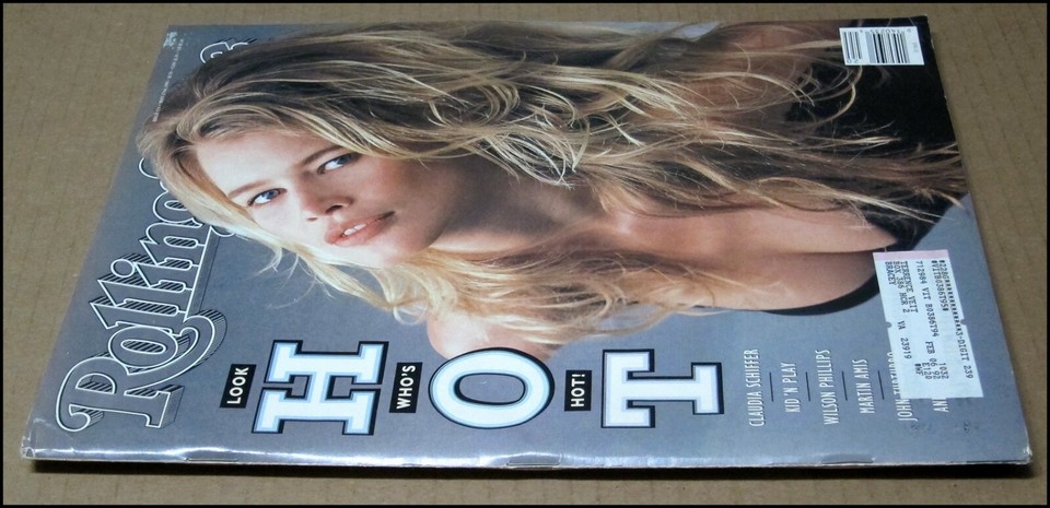 5/17/1990 Rolling Stone Magazine Claudia Schiffer The Hot Issue John ...