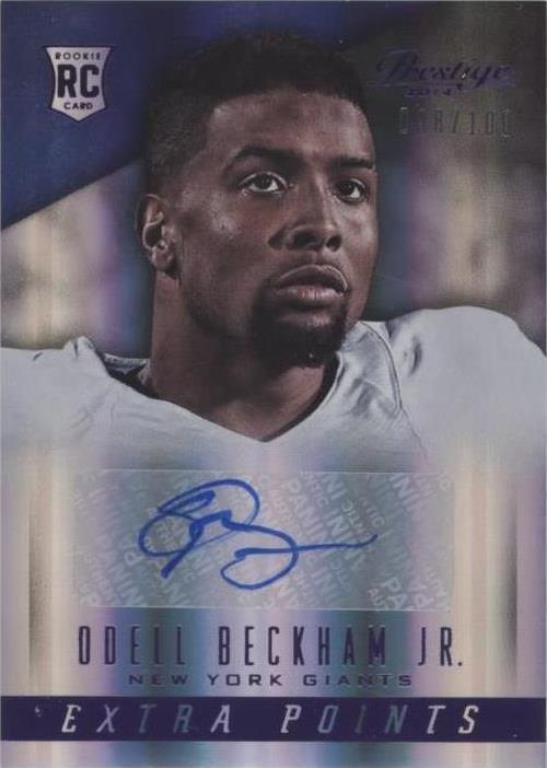 2014 Panini Prestige - Rookie Odell Beckham Jr. #275 Extra Points ...