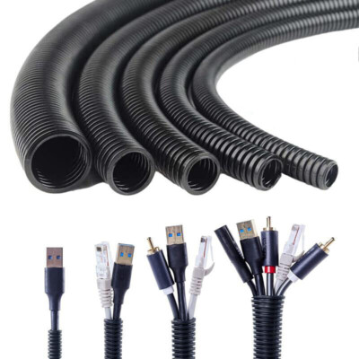 7 10 13 15 18 21 25 28mm Wire Flexible Tubing Conduit Hose Cover Car | eBay
