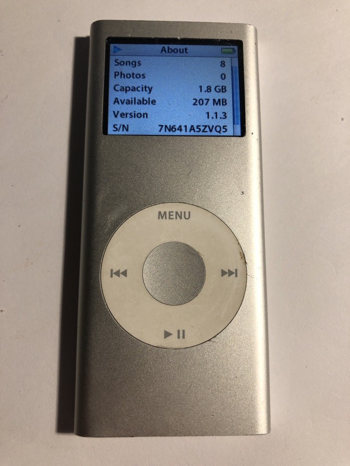 Apple iPod nano 2nd Generation Silver. 2 GB MA477LL 885909112432| eBay