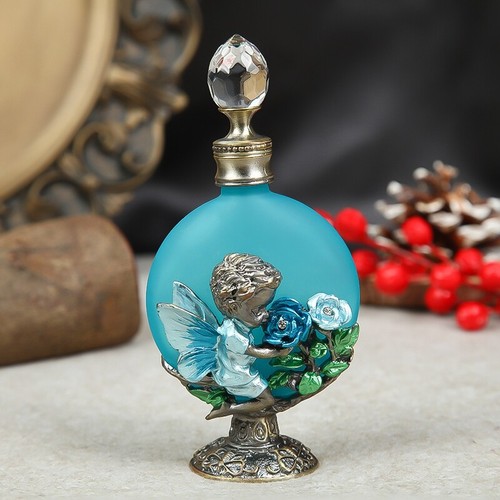 30ml Cherub Angel Perfume Bottles Vintage Refillable Crystal Glass ...