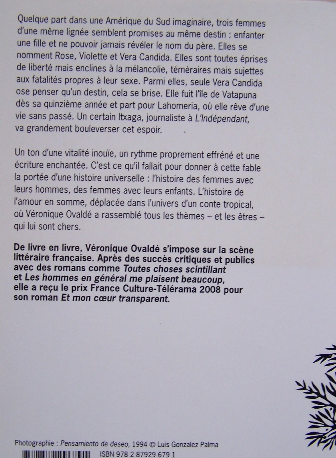 § Ce que je sais de Vera Candida - Véronique Ovaldé (roman ...