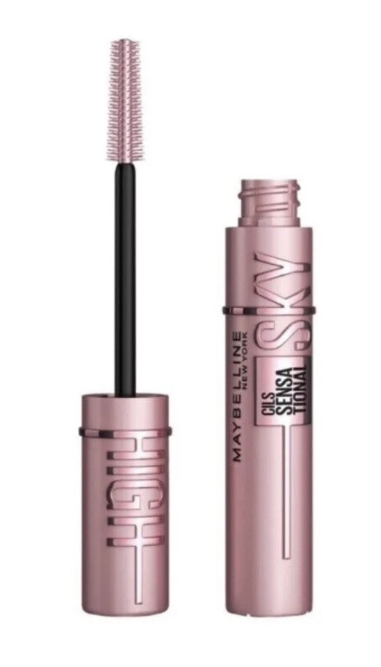 maybelline lash sensational Sky High Black Waterproof mascara Brand New ...