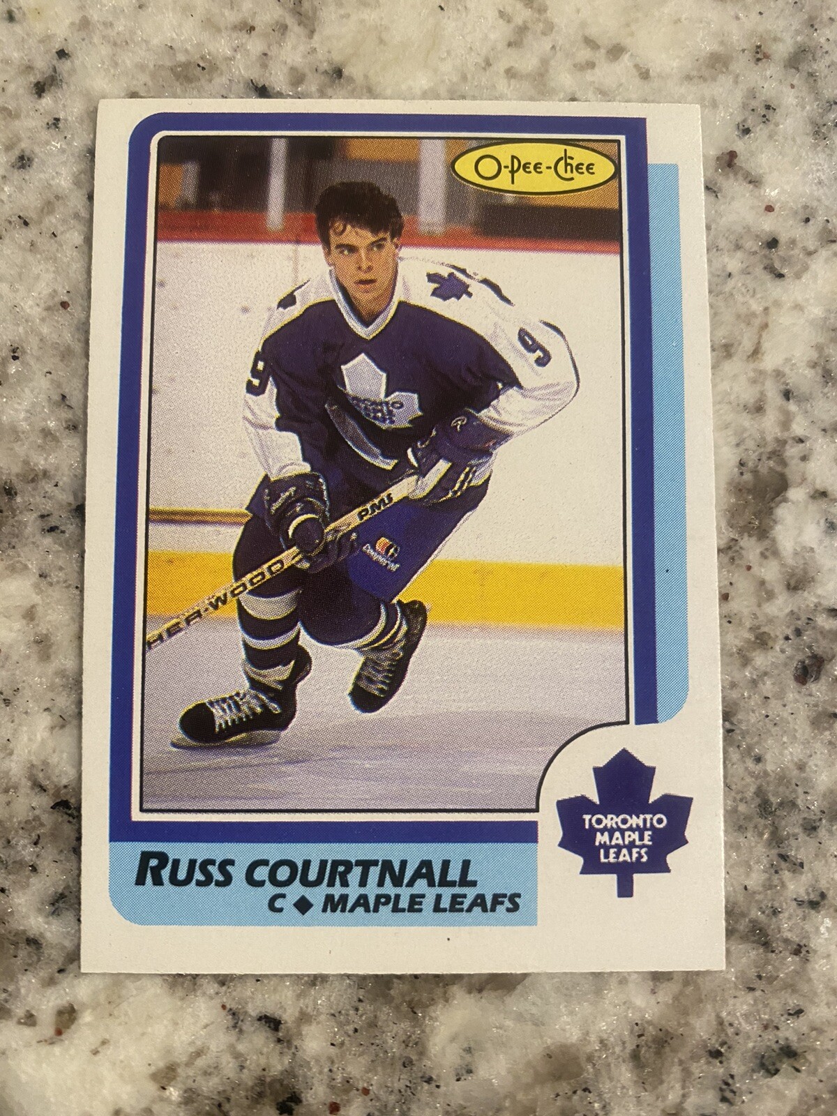 1986-87 OPC RUSS COURTNALL Rookie #174 RC MINT O-Pee-Chee 1986 86 | eBay