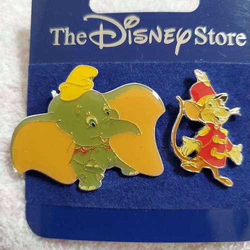 Disney Store Dumbo Timothy Pin Badge Retro | eBay