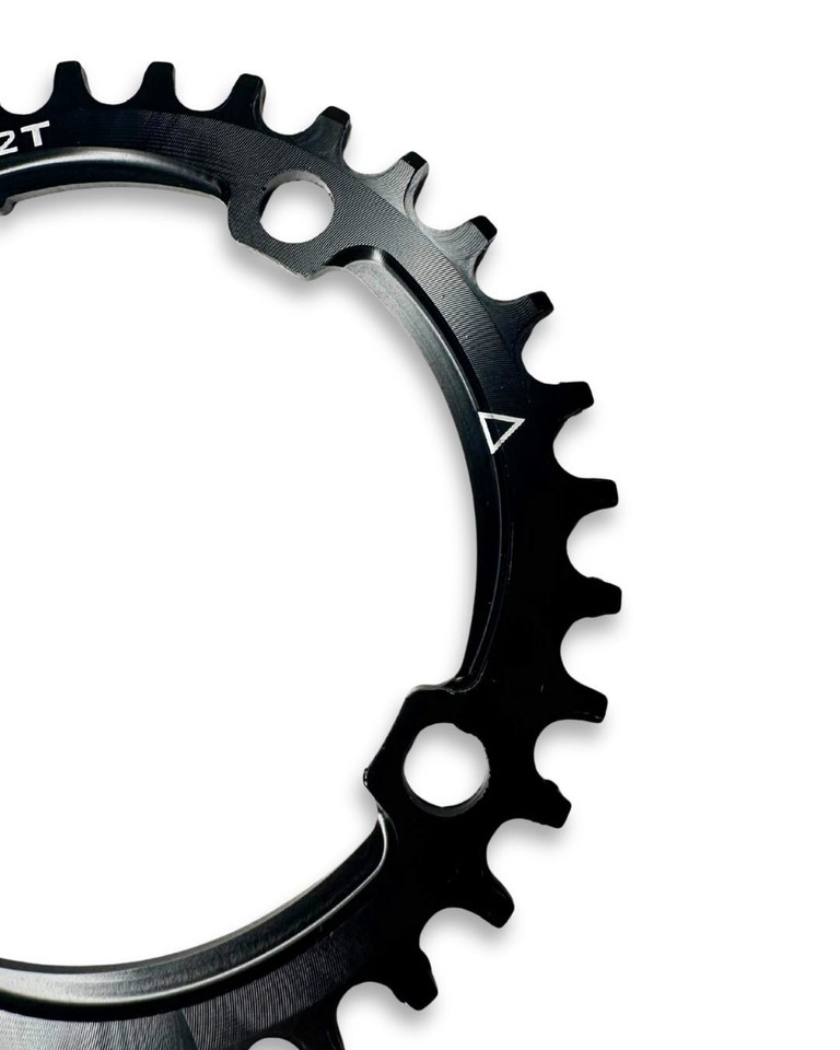 32T Narrow Wide Chainring 104 BCD Round MTB Bike Chain Ring Black 1x 9 ...