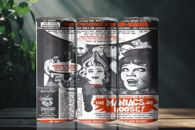 Thrill Killers 01 20 Ounce Stainless Steel Tumbler Metal Straw | eBay