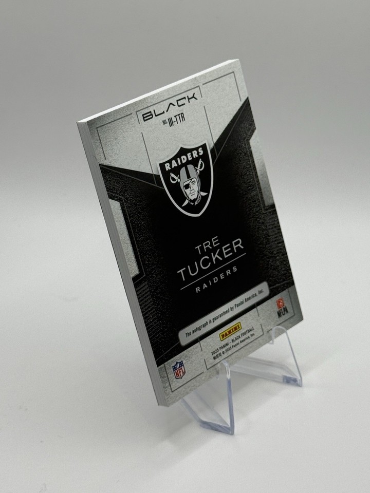 Tre Tucker 2025 Panini Black Instant Impact Ink Gold /10 Auto #III-TTR | eBay