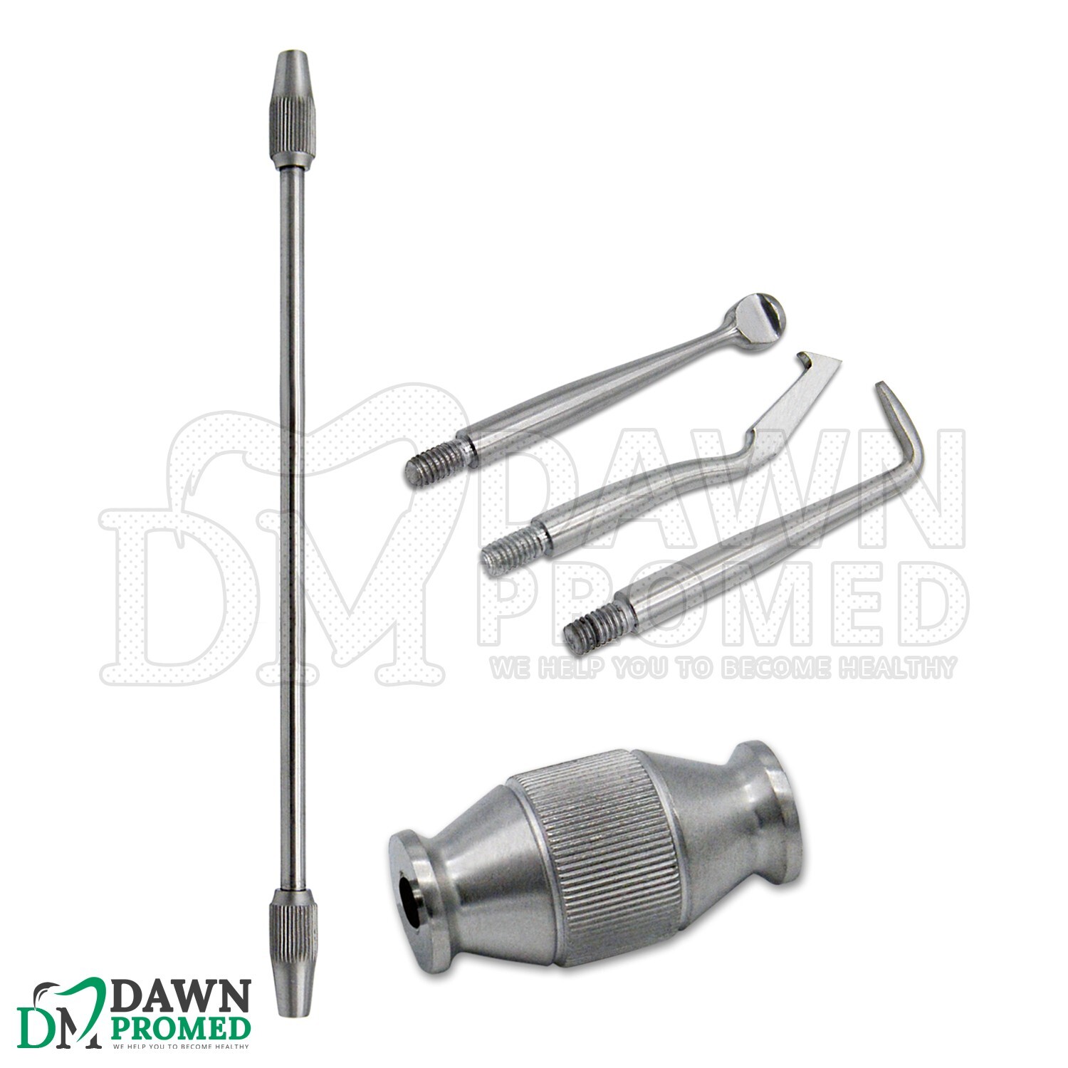 Manual Crown Remover Set with 3 Tips Orthodontic Dental Surgical ...