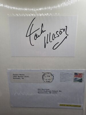 COMEDIAN JACKIE MASON AUTOGRAPH SIGNED WITH ORIGINAL SASE | eBay