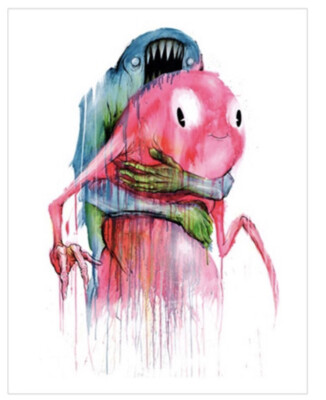 Alex Pardee Brightmares “The Backpack” Print 16x20 | eBay