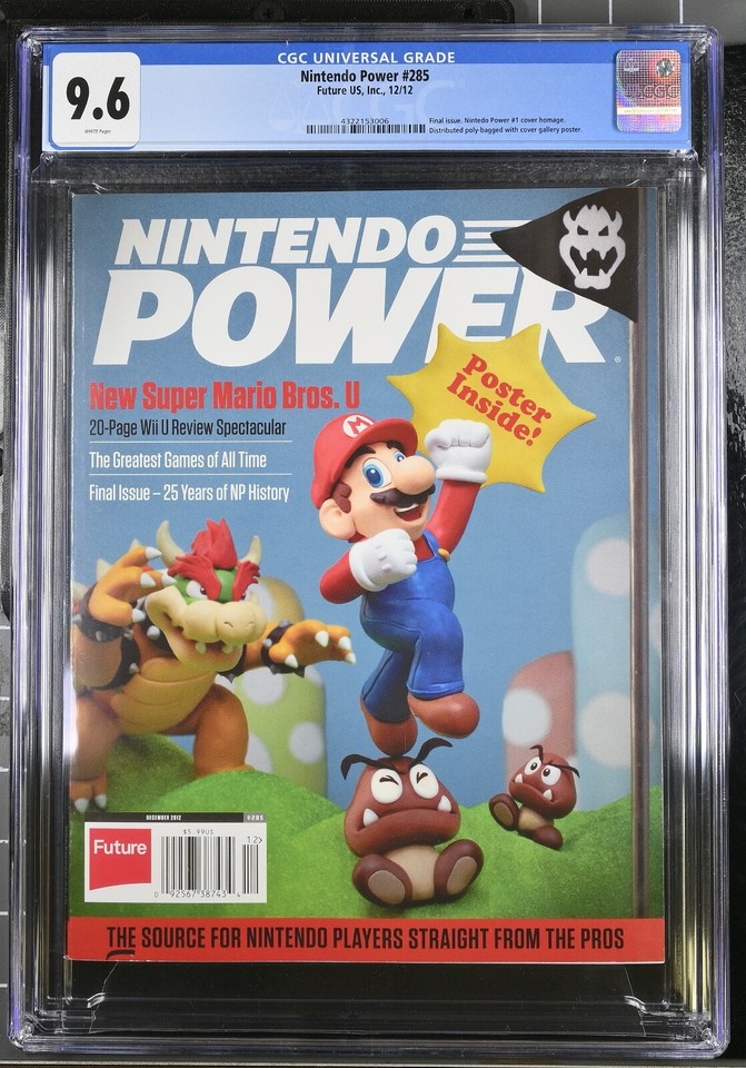 NINTENDO POWER ⭐️ Issue 1, 2, 3, 4, 5, 6, Final CGC Graded 8.5 9.2 9.6 ...