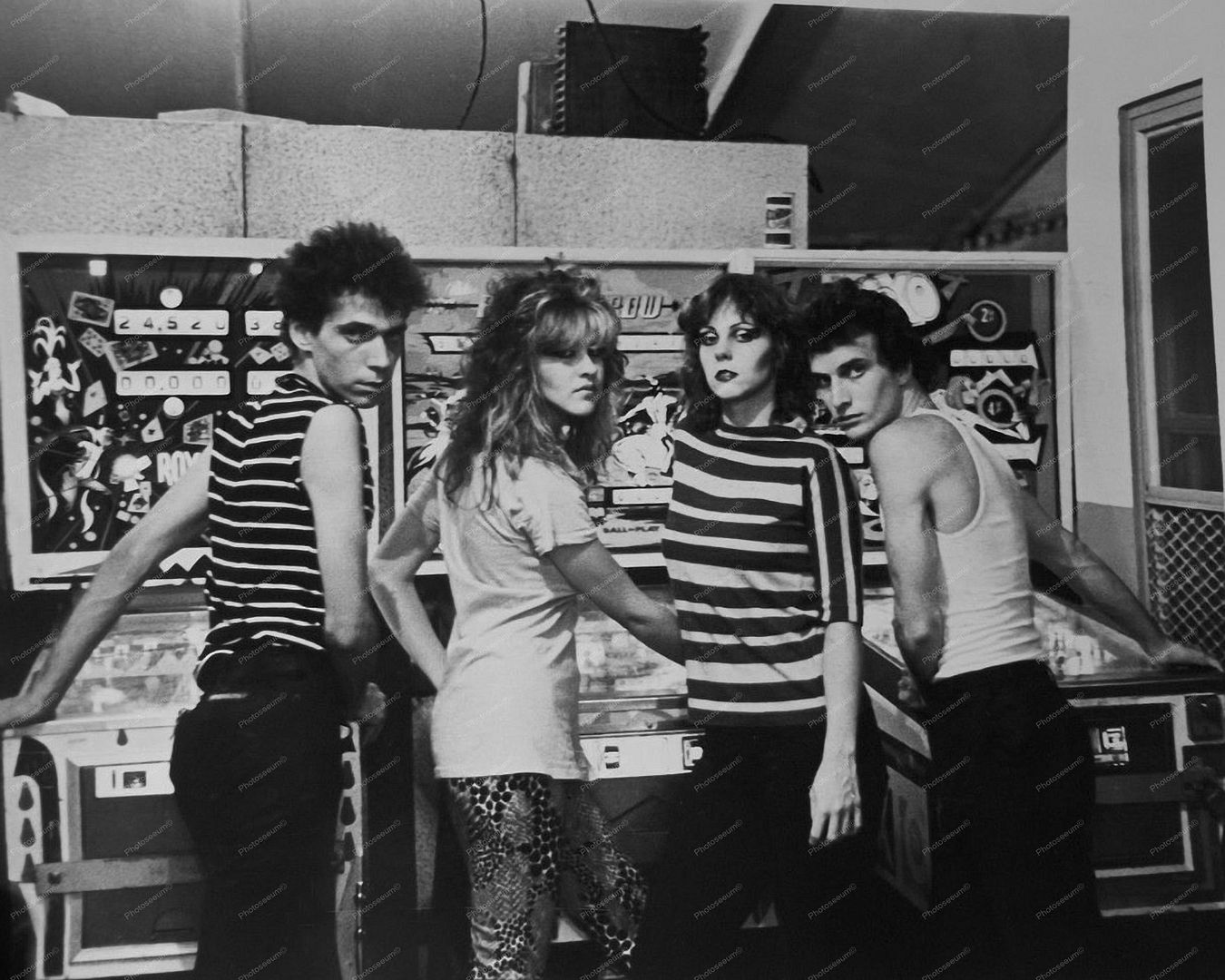 Punk Pinball Players 1970s 8" - 10" B&W Photo Reprint | eBay