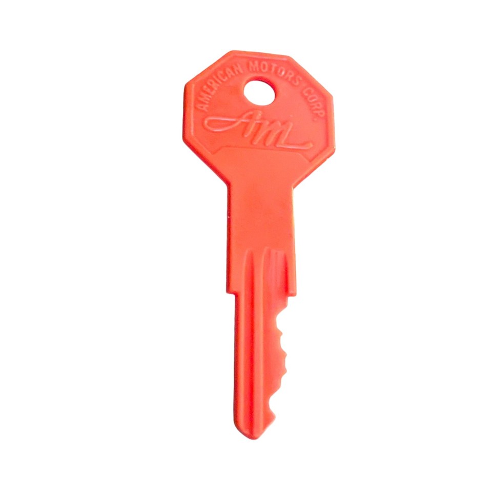 Vintage American Motors AMC Plastic Key Red Automobile Advertising | eBay