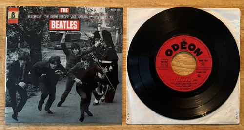 45 7" FRENCH EP THE BEATLES ODEON MEO 105 YESTERDAY | eBay