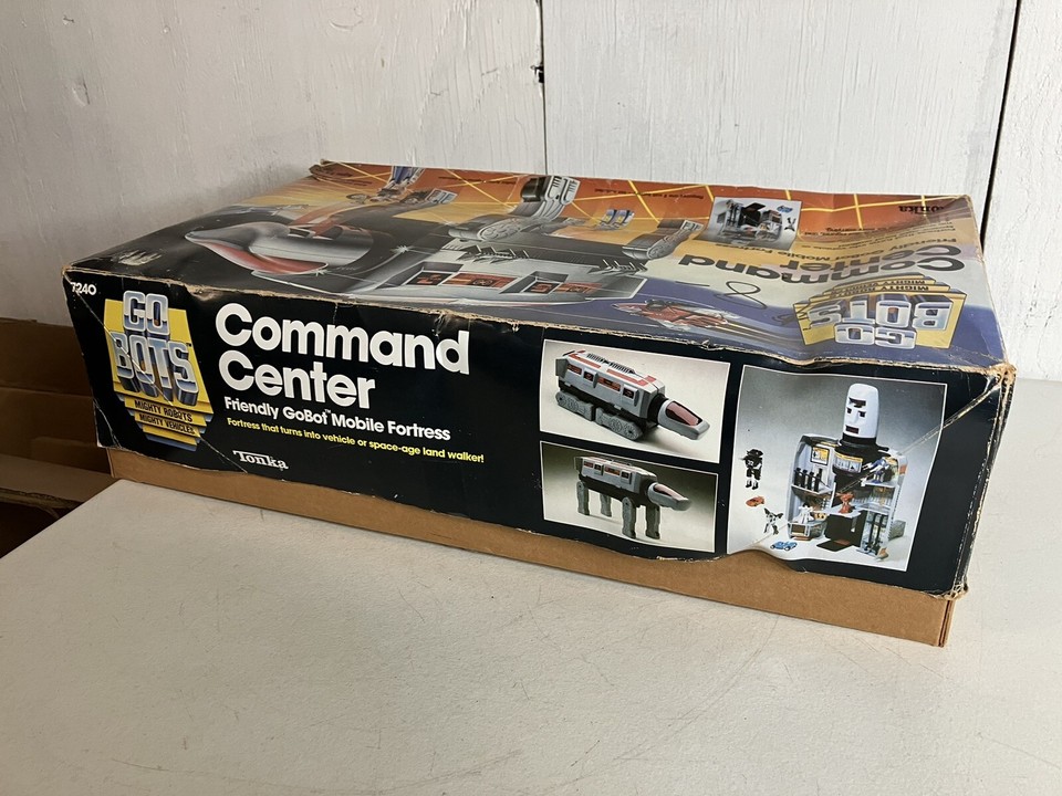 VINTAGE RARE GOBOTS MOBILE FORTRESS COMMAND CENTER IN BOX TRANSFORMERS ...