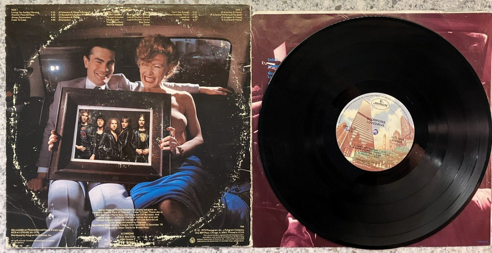 Scorpions – Lovedrive ; 1979 LP 1ST PRESS (53) W/SLEEVE VINYL IS VG+ ...