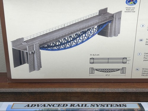 UNDER ARCH STEEEL TWO track BRIDGE - " FISHBELLIED " HO Scale - KIT ...
