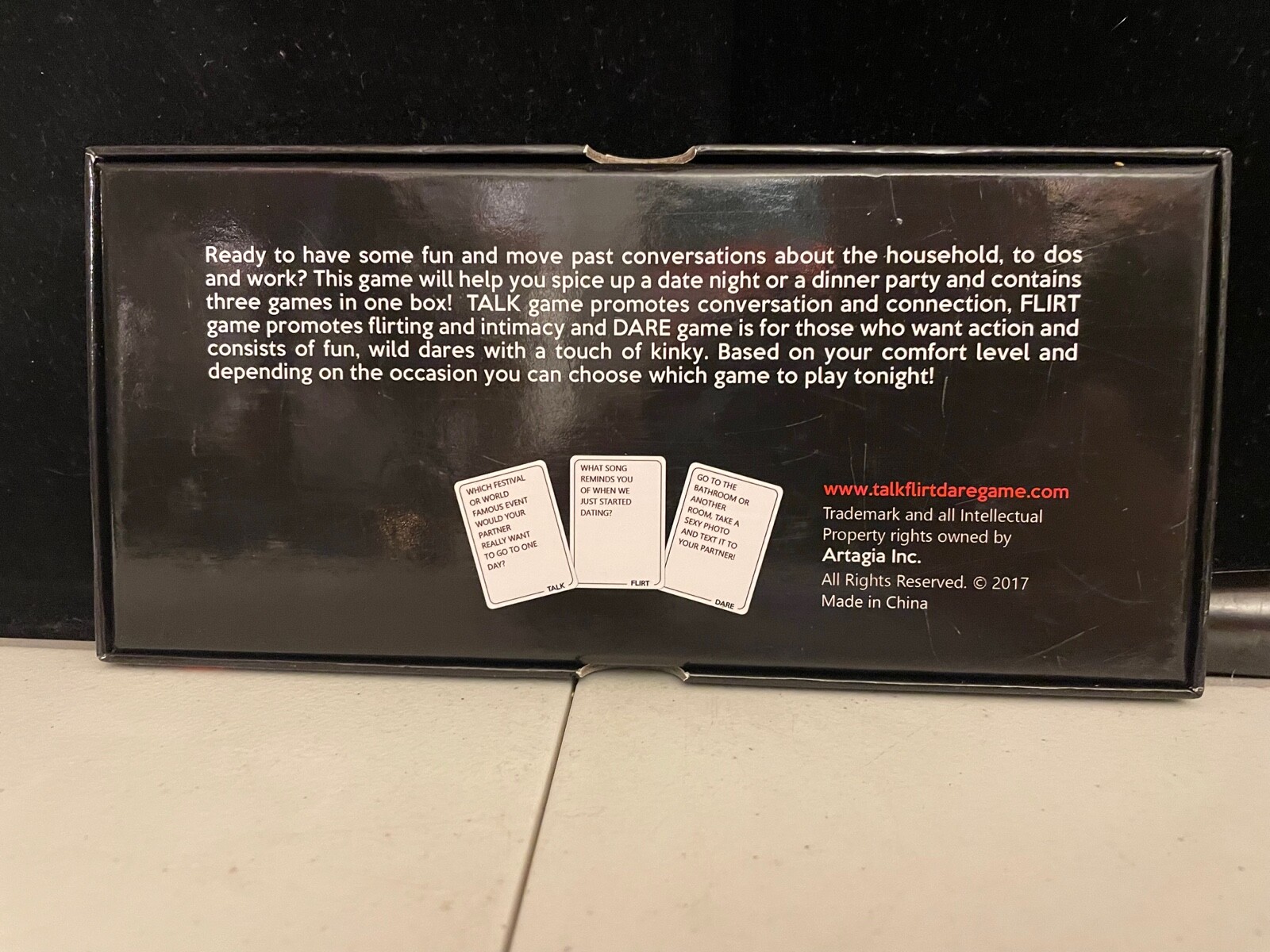 Talk Flirt Dare Card Game Romantic Couples Date Night Fun | eBay