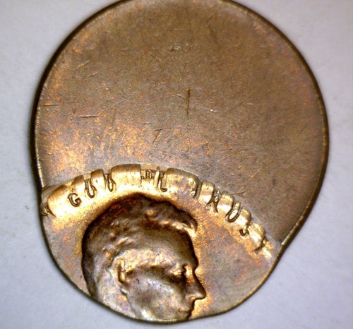 ERROR OFF CENTER Lincoln Cent NICE Uncirculated / BU Det. O/C Coin NR ...