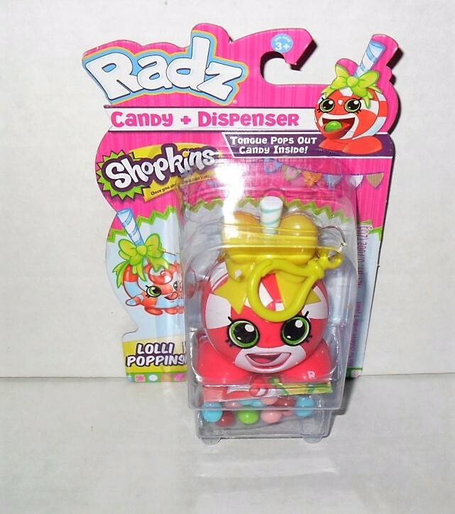 RADZ SHOPKINS CANDY & DISPENSER LOLLI POPPINS NEW | eBay