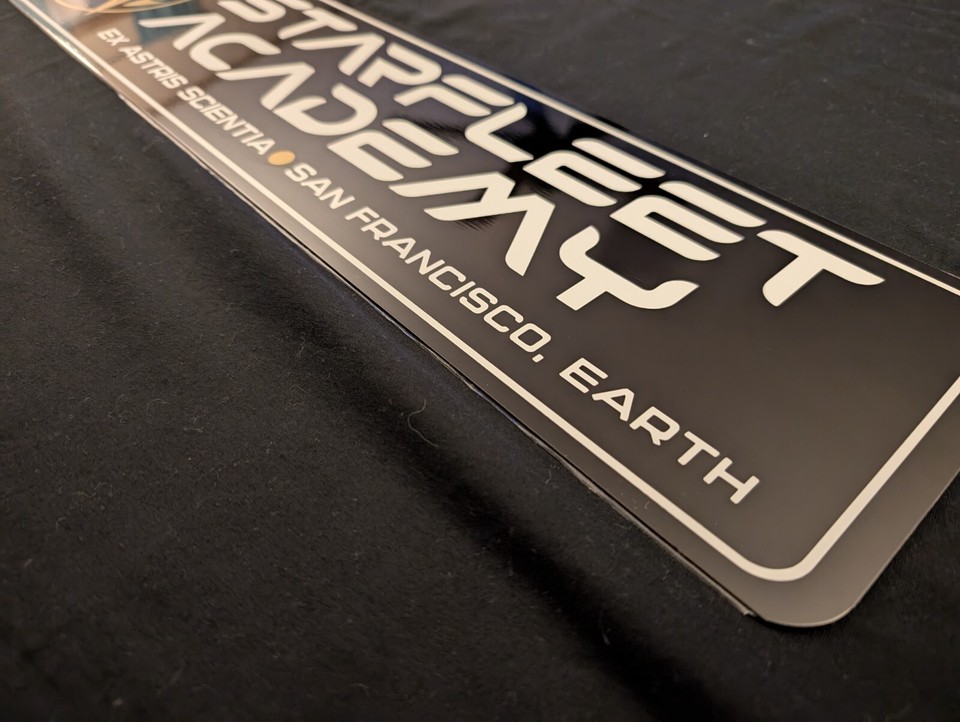 Starfleet Academy Star Trek Metal Aluminum Sign Mancave | eBay