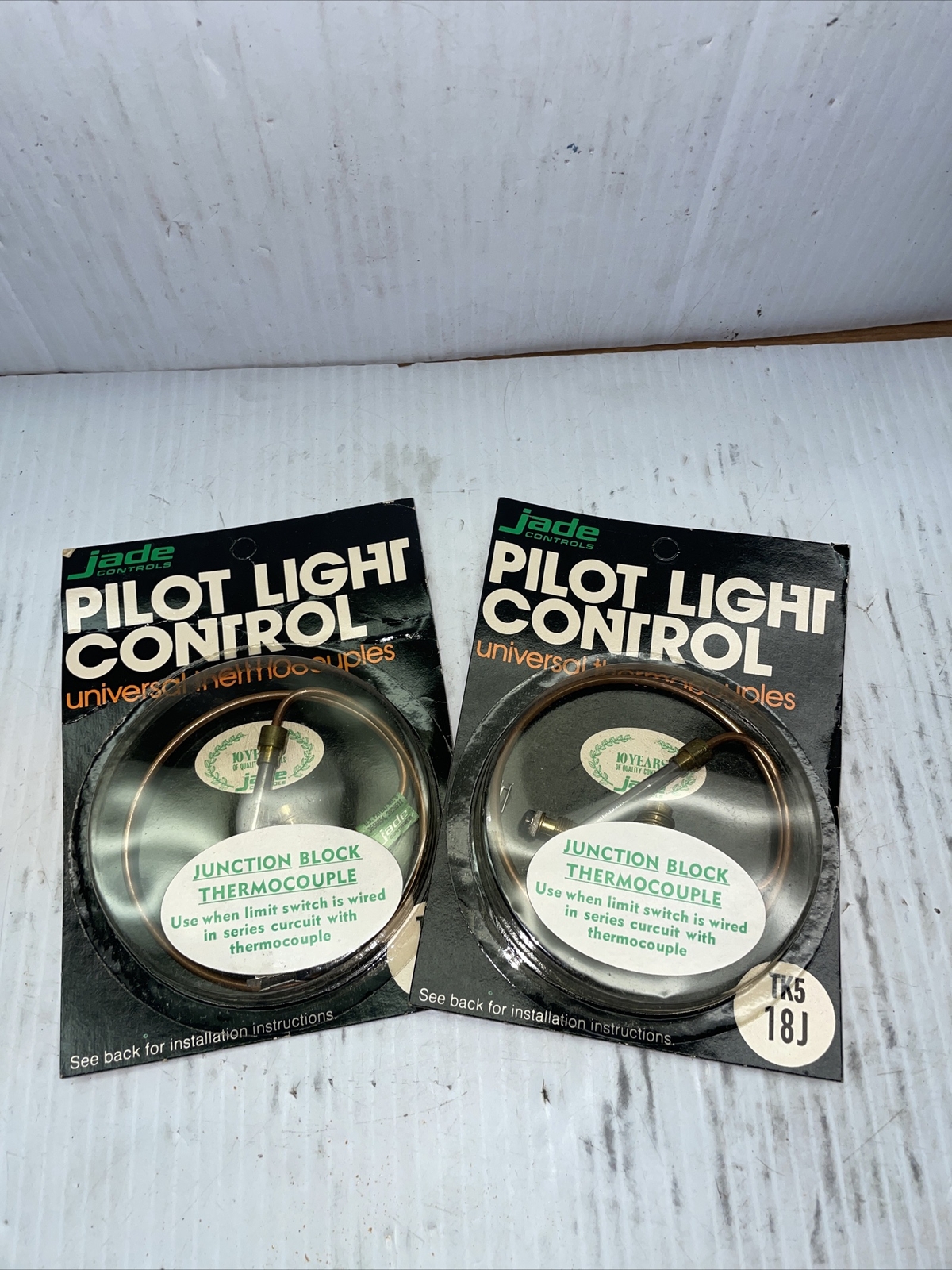 Jade Controls 3556864 TK5-18J Pilot Light Control THERMOCOUPLES (LOT OF ...