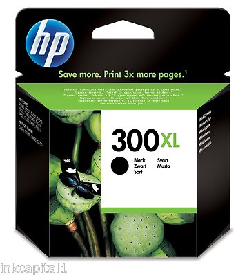 HP No 300XL Black Original OEM Inkjet Cartridge CC641EE Deskjet - 600 ...