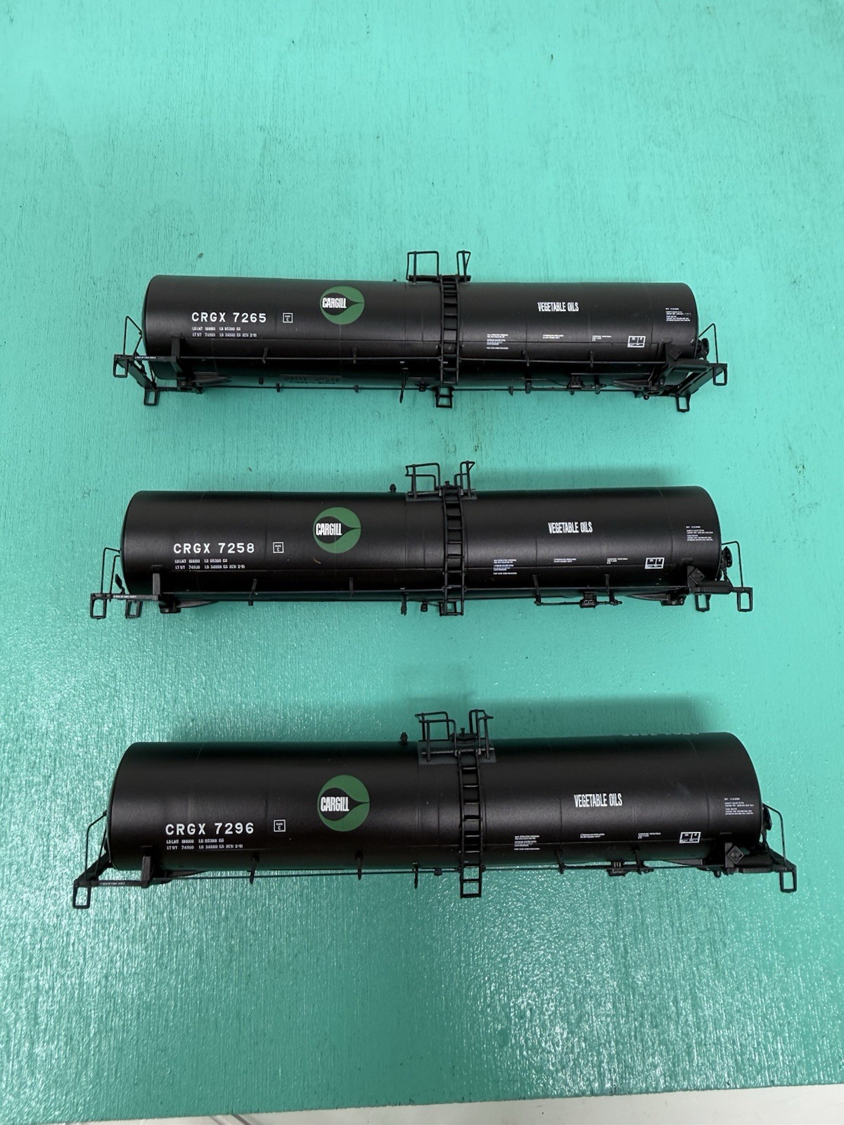 Atlas N - 25,500 Tank Car - No Trucks/ Package - Cargil Set Of 3 | eBay