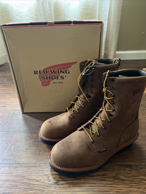 New Red Wing 616 Size 13 D Work Boots- Waterproof Insulated Electrical ...