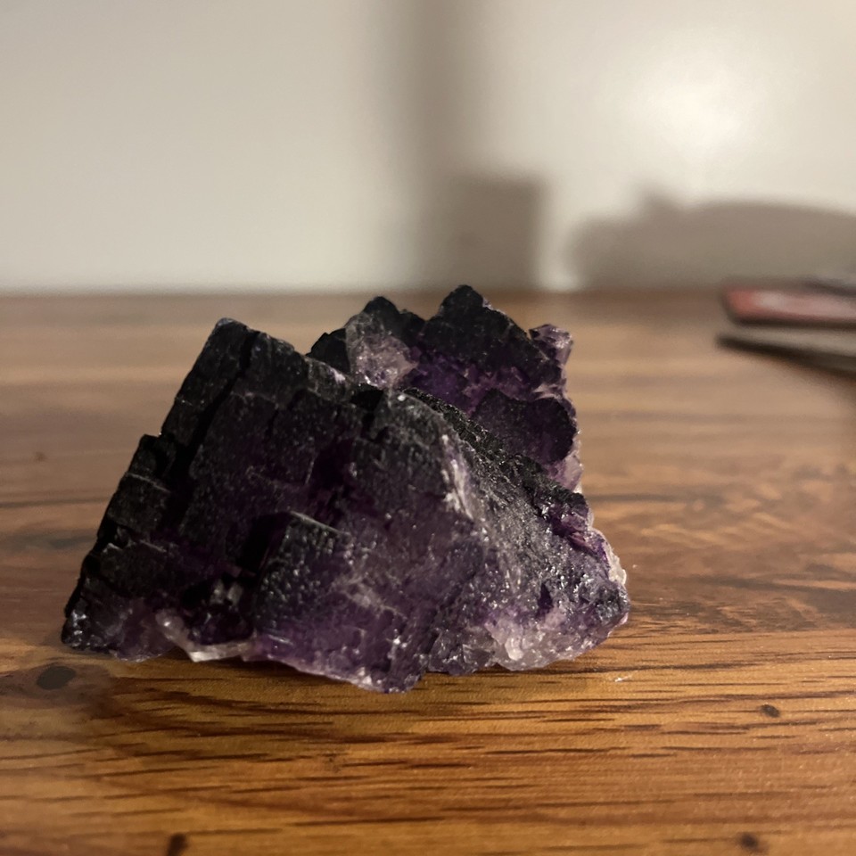 Beautiful deep Purple Crystal Rough, Natural Rock, Read Description | eBay
