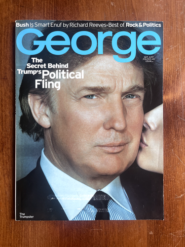 George Magazine DONALD TRUMP Issue (February - March, 2000) | eBay