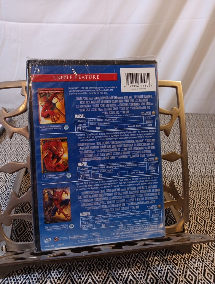 Spider-Man Triple Feature (DVD) New Toby Maguire 43396364837| eBay