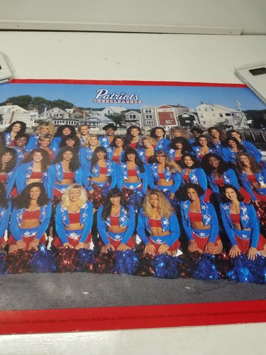New England Patriots Cheerleaders 19x26" Color Poster 1994 | eBay
